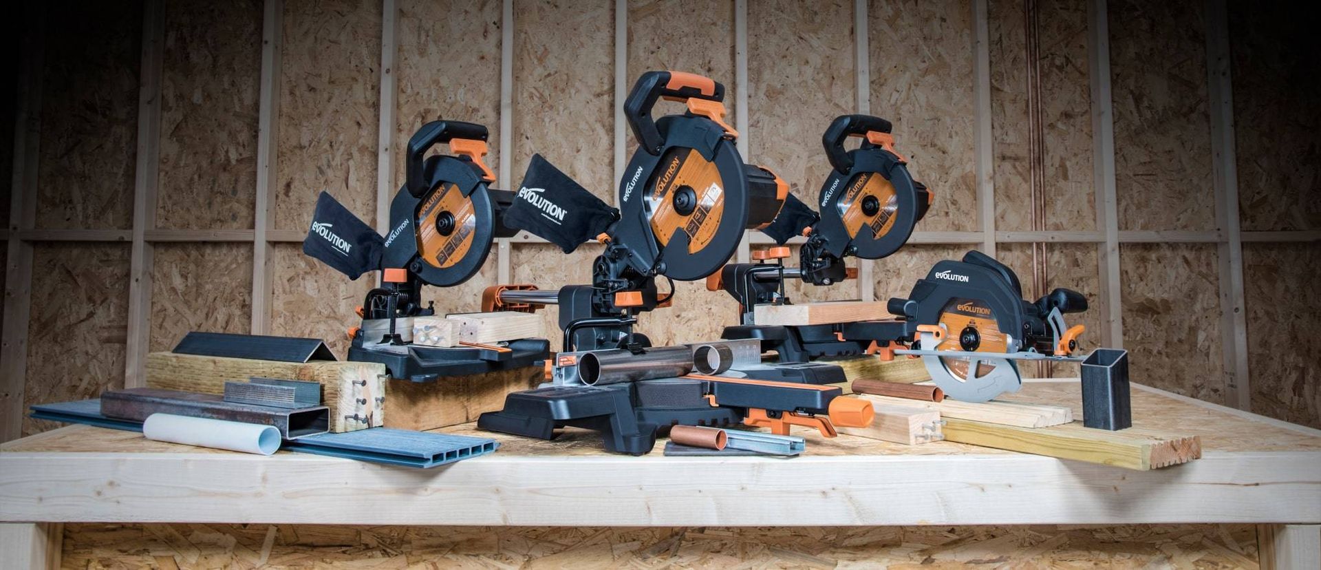Evolution Build: one saw for (almost) all materials